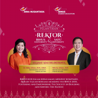 Selamat dan sukses atas dilantiknya Rektor BINUS UNIVERSITY dan Rektor ...