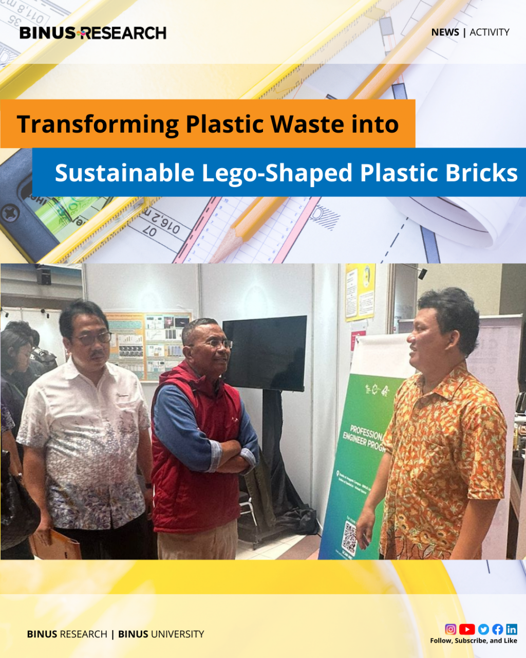 Transforming Plastic Waste into Sustainable Lego-Shaped Bricks – Research