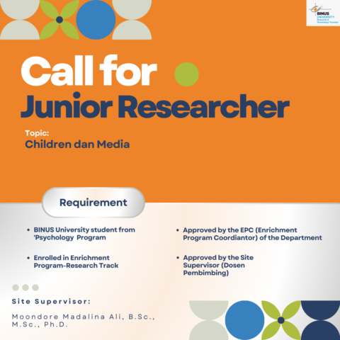 Call for Research Member/Assistant (Student) – Research